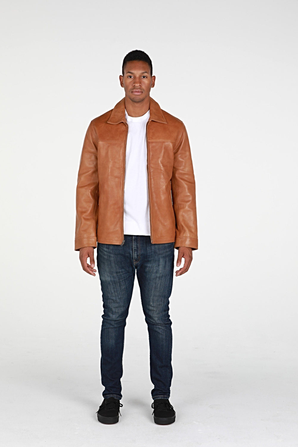 Abbyse Mens Leather Jacket Lambskin